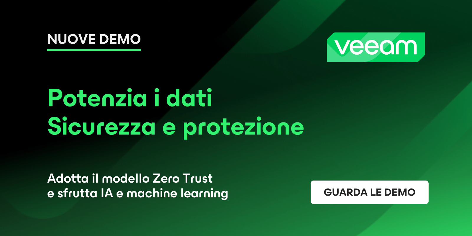 Demo sulla sicurezza IA di Veeam: Zero Trust