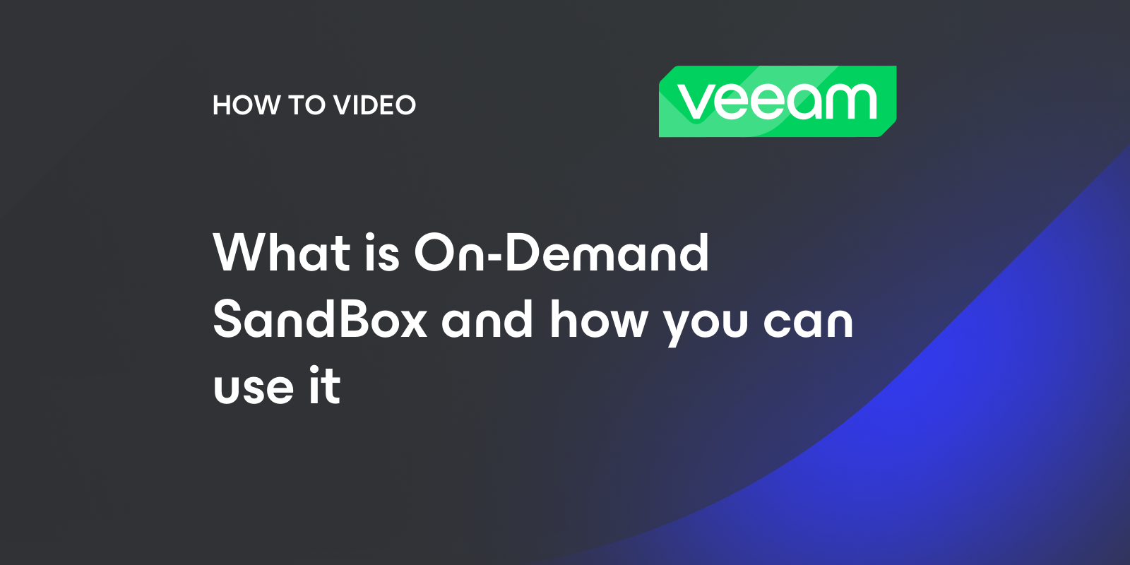 What is On-Demand SandBox and how you can use it